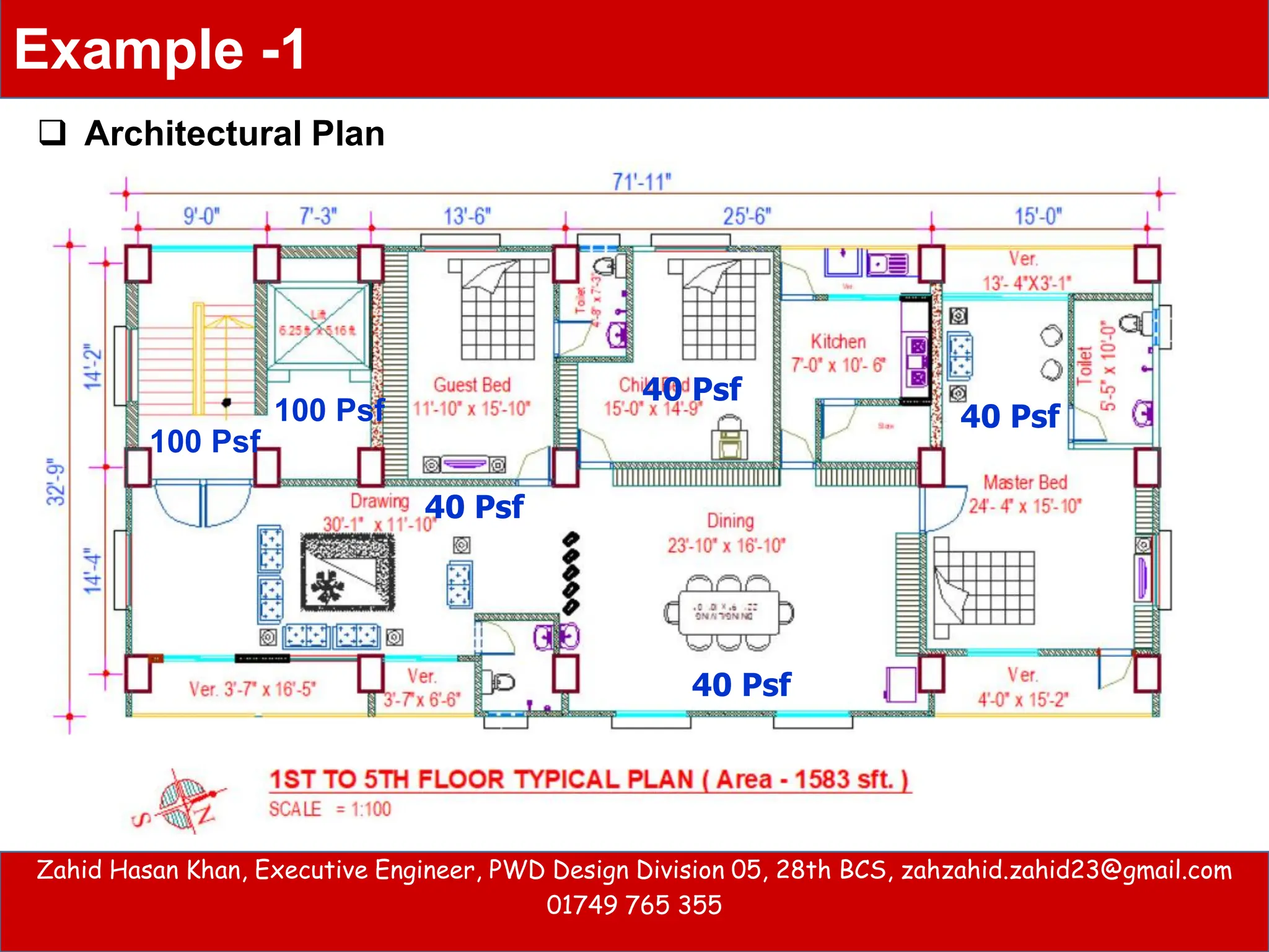 Verticle load analysis according to BNBC 2020 | PDF