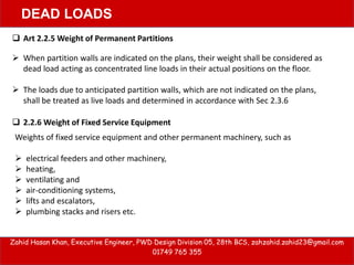 Verticle load analysis according to BNBC 2020 | PDF