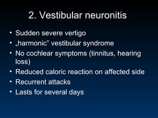 Neurological lectures...Vertigo | PPT