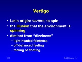 Vertigo | PPT