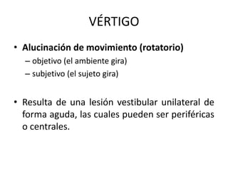 Vértigo | PPTX