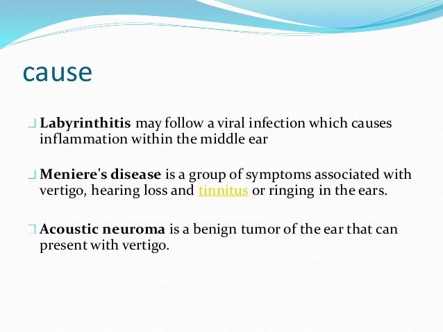 Labyrinthitis Ear Crystals