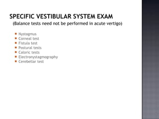 Vertigo | PPT
