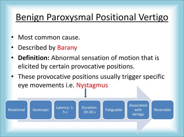 Vertigo | PPT | Free Download