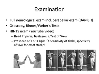 Vertigo in the Emergency Department | PPTX