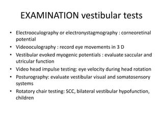Symptom analysis - Vertigo | PPTX