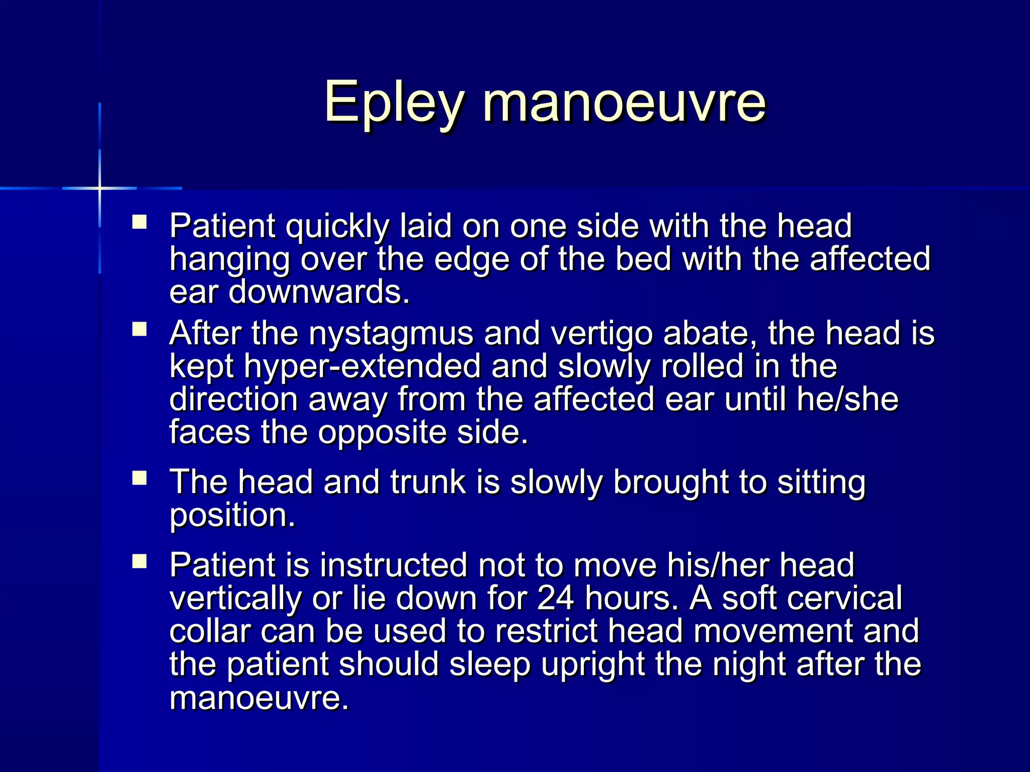 Approach to Vertigo | PPT