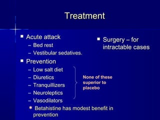 Approach to Vertigo | PPT