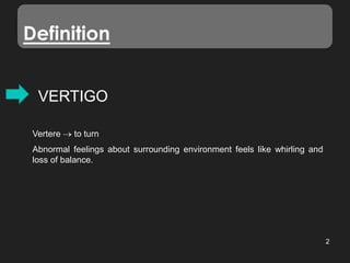 Vertigo | PPT