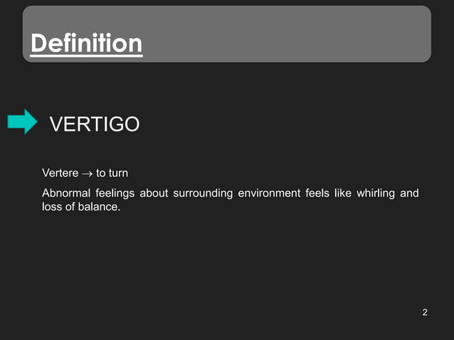 Vertigo | PPT