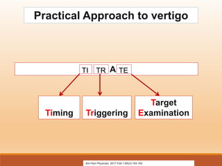 vertigo slide presentasi, family medicine | PPTX