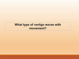 vertigo slide presentasi, family medicine | PPTX