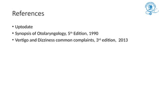 An approach to vertigo with flowchart algorithm | PPTX | Ear, Nose and ...