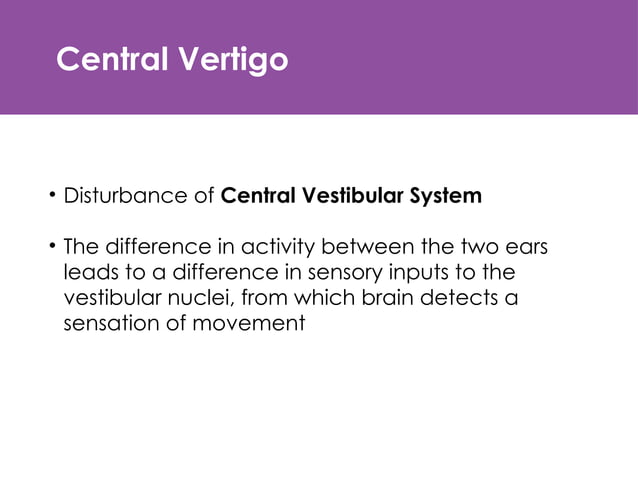 Vertigo and its Definition and Management.pptx