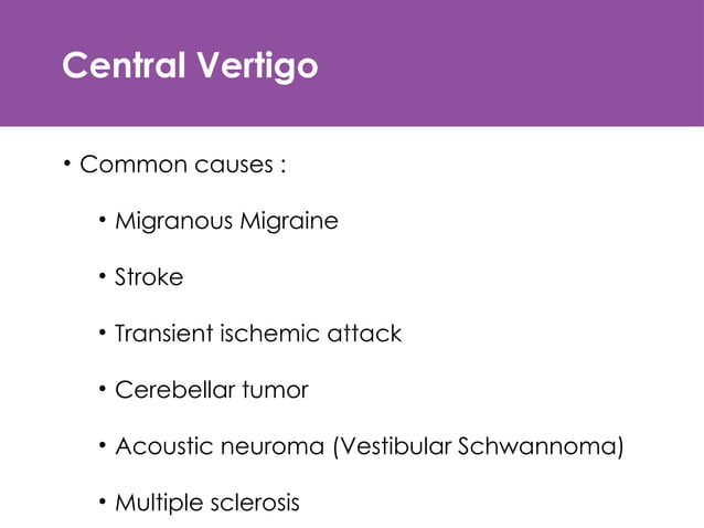 Vertigo and its Definition and Management.pptx