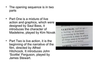 Vertigo opening | PPT