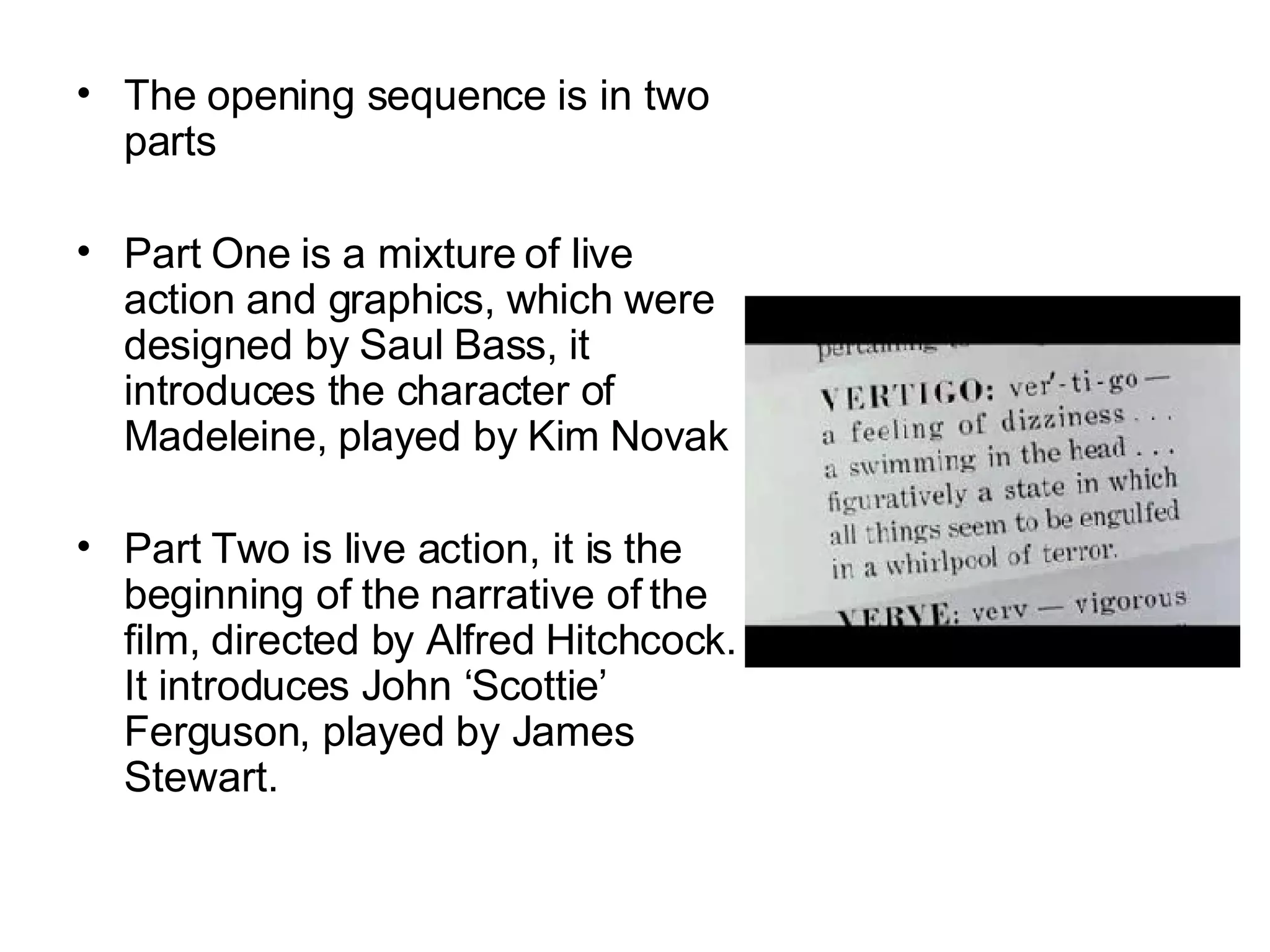 Vertigo - Opening Sequence Analysis | PPS