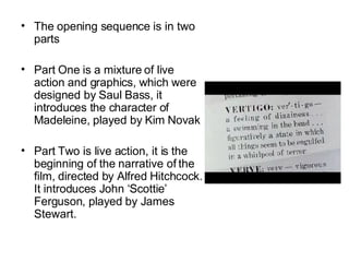 Vertigo - Opening Sequence Analysis | PPS