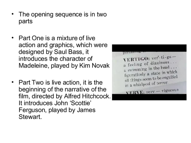 Vertigo - Opening Sequence Analysis | PPS | Soundtracks, TV and ...