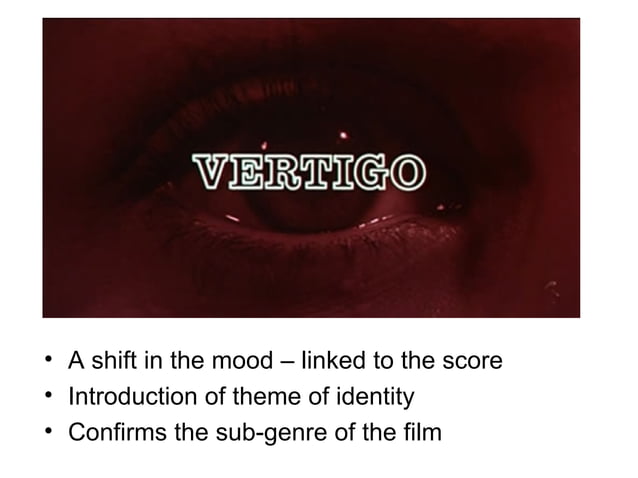 Vertigo - Opening Sequence Analysis | PPS | Soundtracks, TV and Showtunes | Music