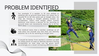 vertigo test for work at height identify acrophobia | PPTX