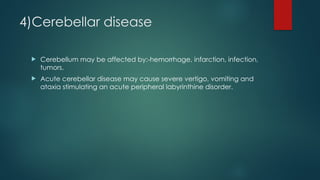 VERTIGO Ear nose and throat presentation | PPT