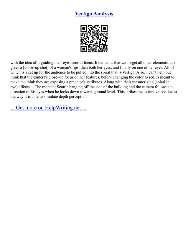 Vertigo Analysis | PDF | Brain and Nervous System Disorders | Diseases and Conditions