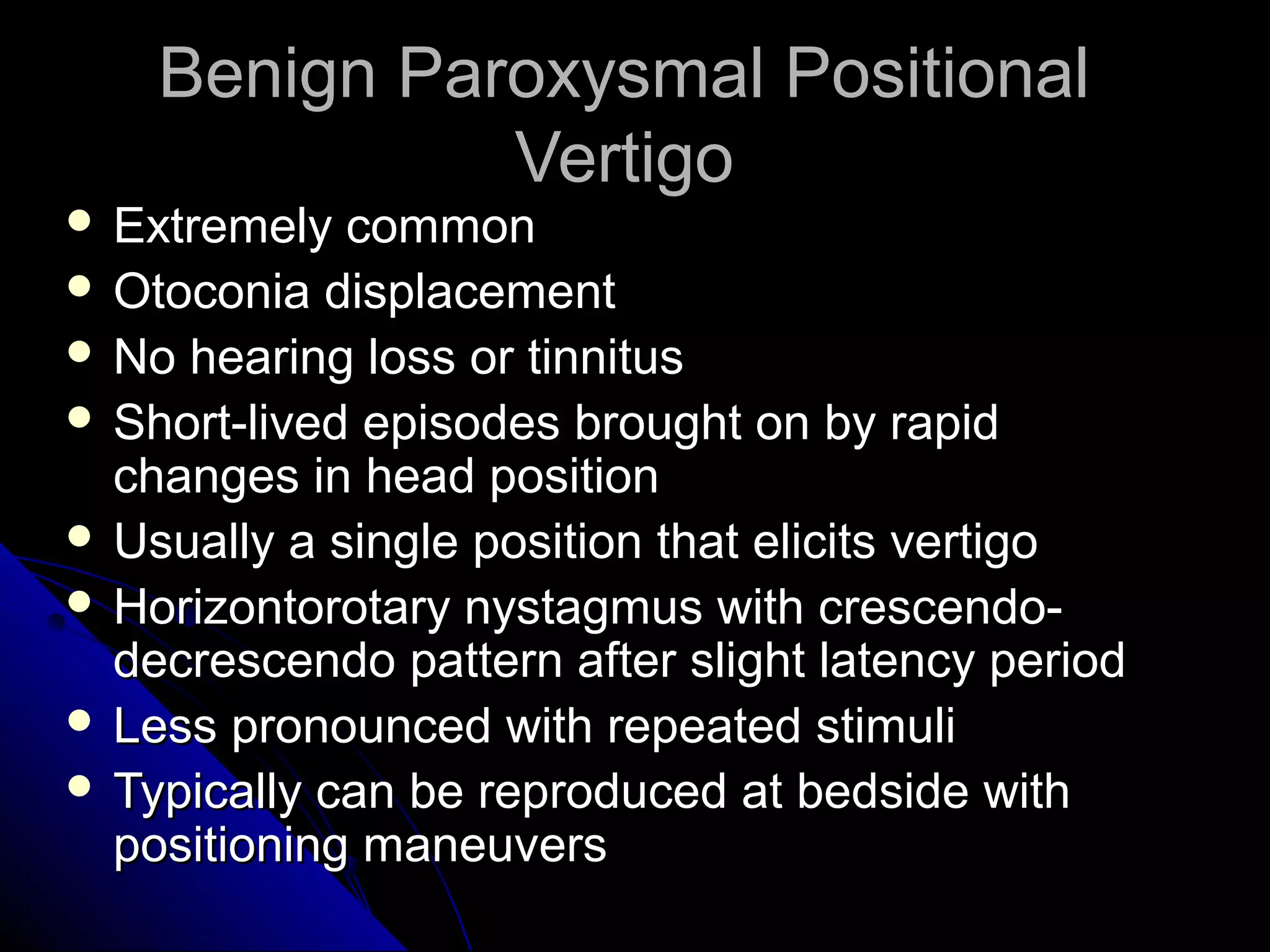 Vertigo and dizziness | PPT