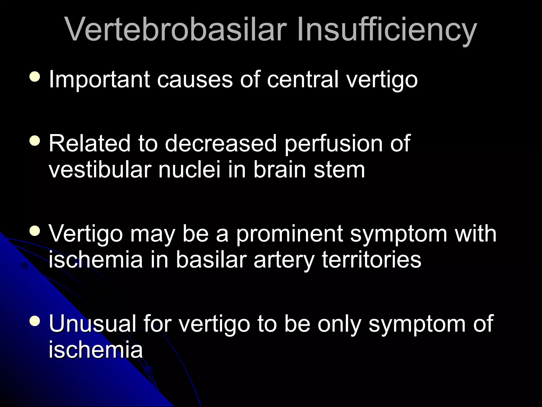 Vertigo and dizziness | PPT