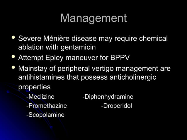 Vertigoanddizziness Ppt Ppt