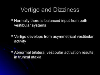 VertigoandDizziness.ppt................... | PPT