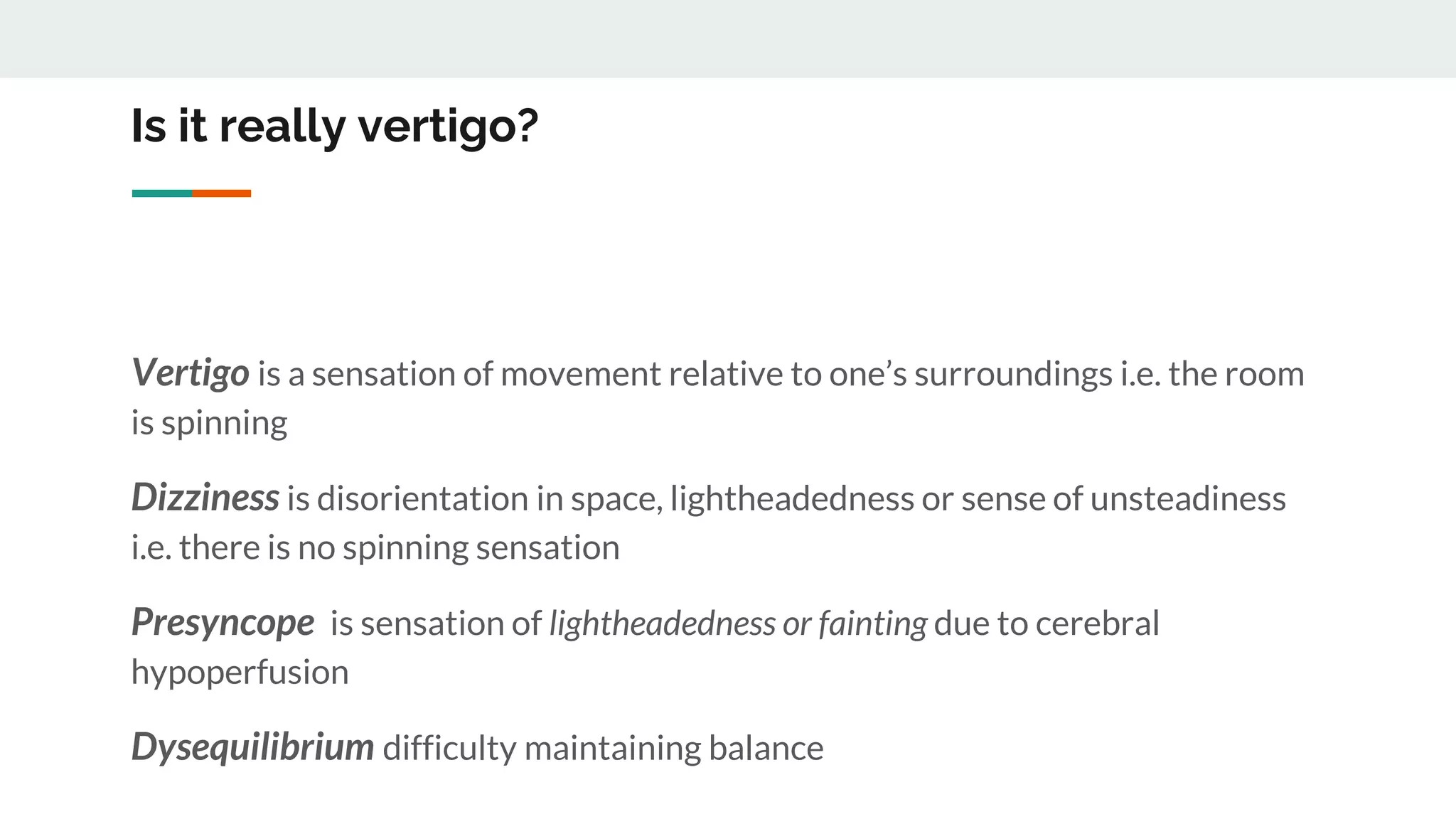 Vertigo: A Practical Approach | PPTX