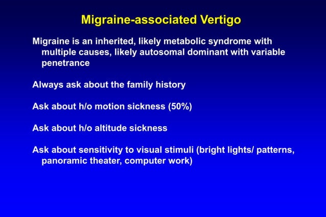 Vertigo & Dizziness: Diagnosis, Management | PPT | Ear, Nose and Throat ...