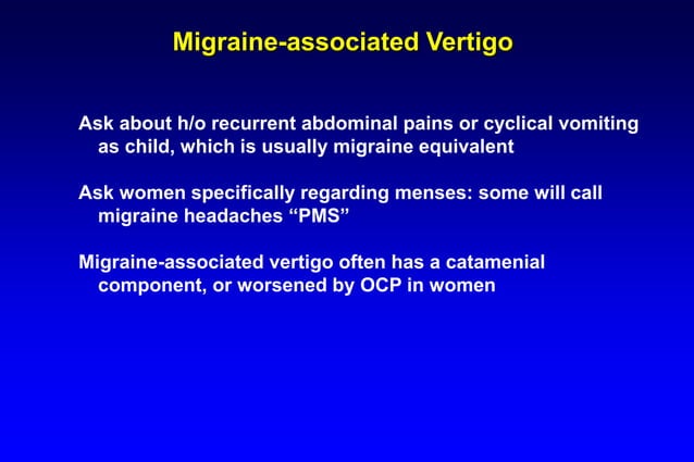 Vertigo & Dizziness: Diagnosis, Management | PPT | Ear, Nose and Throat ...