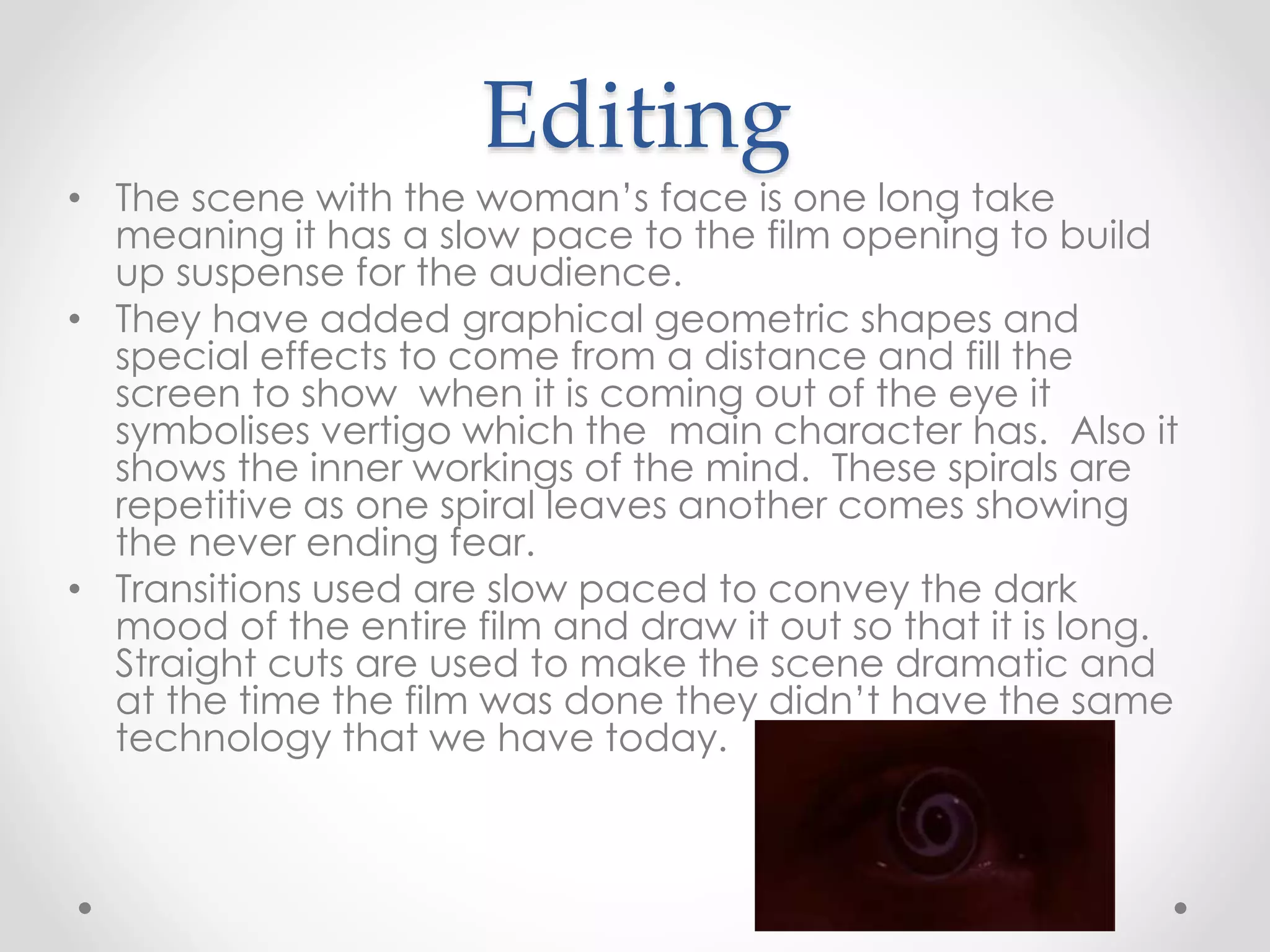 Vertigo - Film Opening Analysis | PPTX