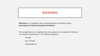 vertigo nystagmus approach final .pptx