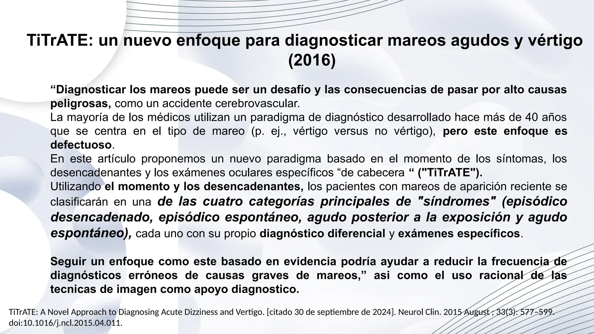 Síndromes vertiginosos medicina familiar | PPTX