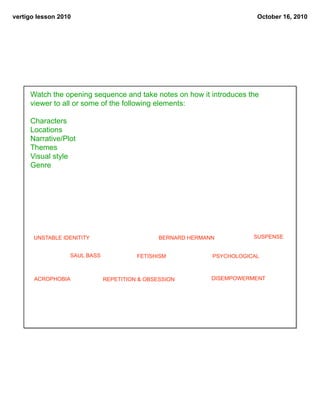 Vertigo lesson 2010 | PDF