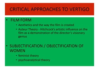 Vertigo marxist perspective | PPTX