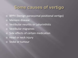 Vertigo medicines | PPT