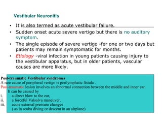 Vertigo –the dizzy patient an evidence-based diagnosis and treatment ...