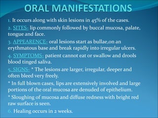 vesiculo bullous lesions | PPT