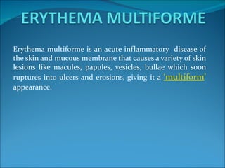 vesiculo bullous lesions | PPT
