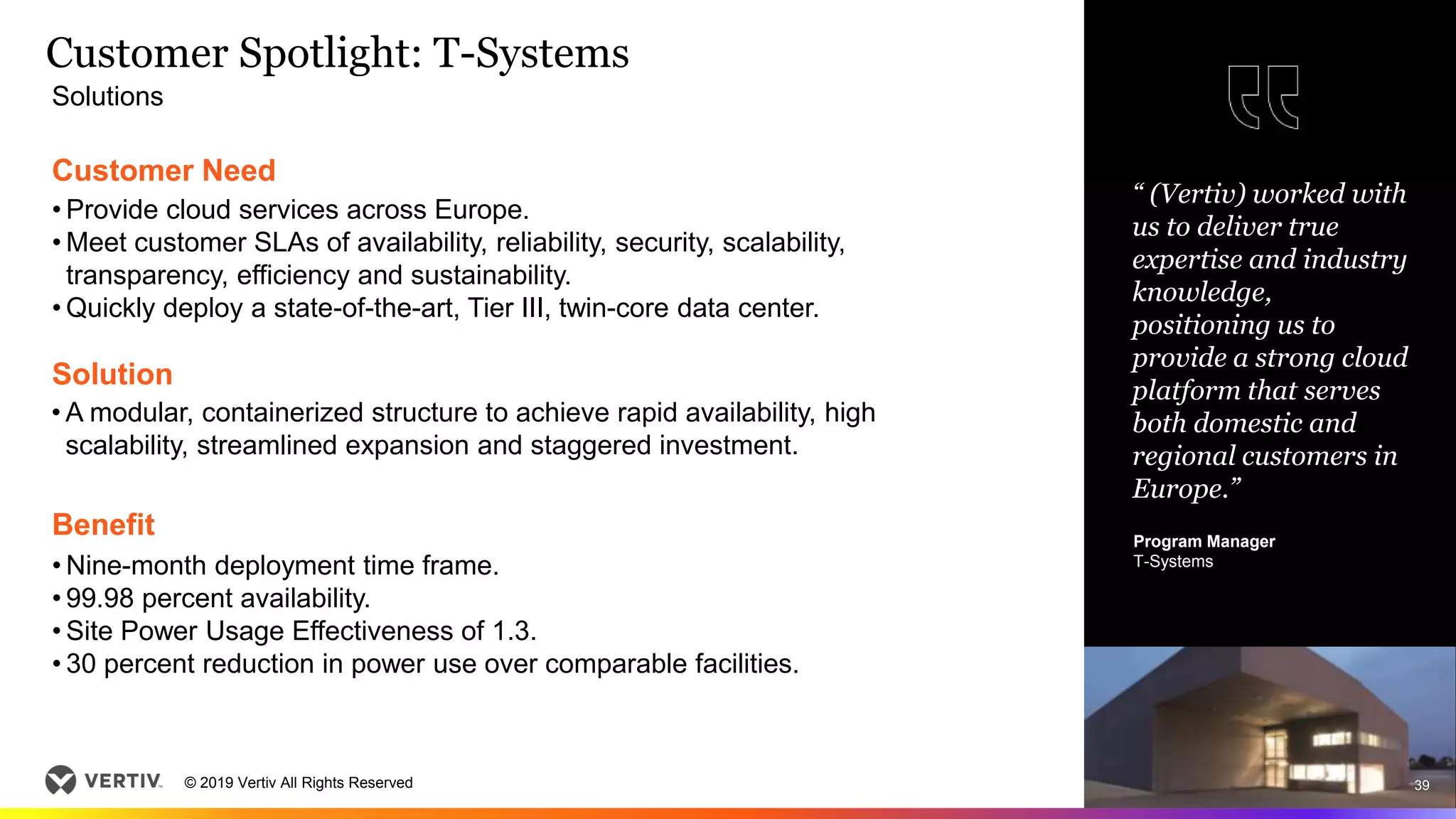 An introduction to Vertiv | PPTX
