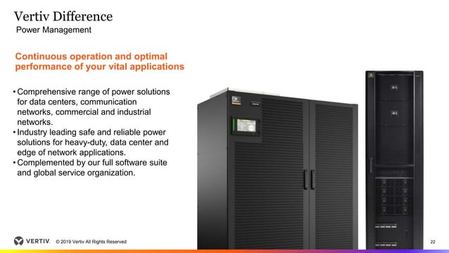 An introduction to Vertiv | PPTX | Telecommunications Industry | Industries