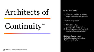 An introduction to Vertiv | PPTX