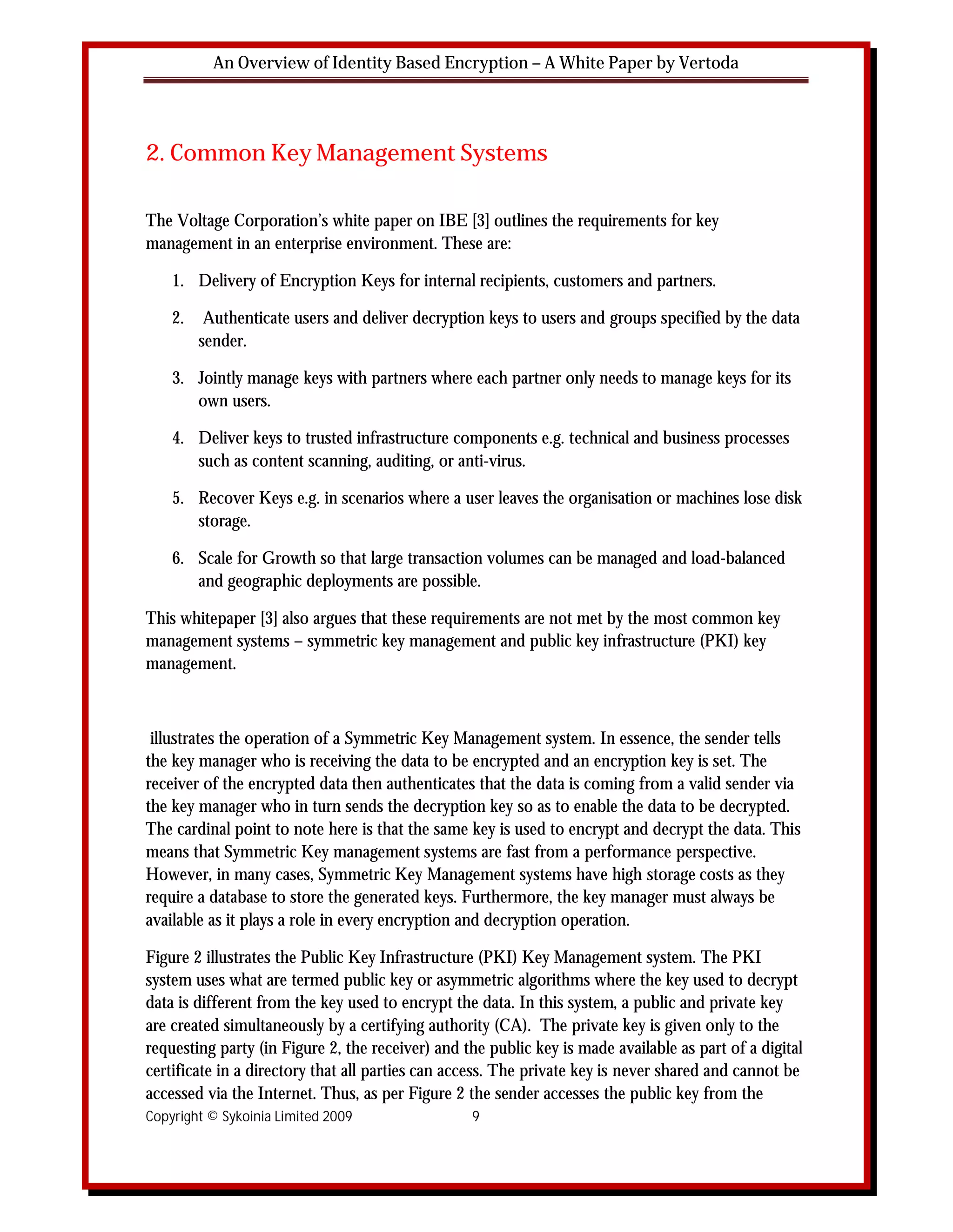 An Overview of Identity Based Encryption | PDF