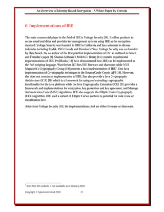 An Overview of Identity Based Encryption | PDF