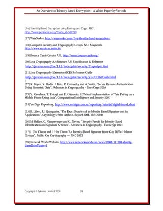 An Overview of Identity Based Encryption | PDF