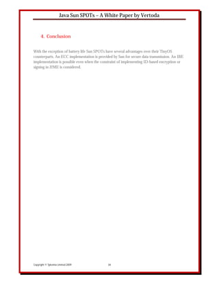 Java Sun SPOTs Overview | PDF